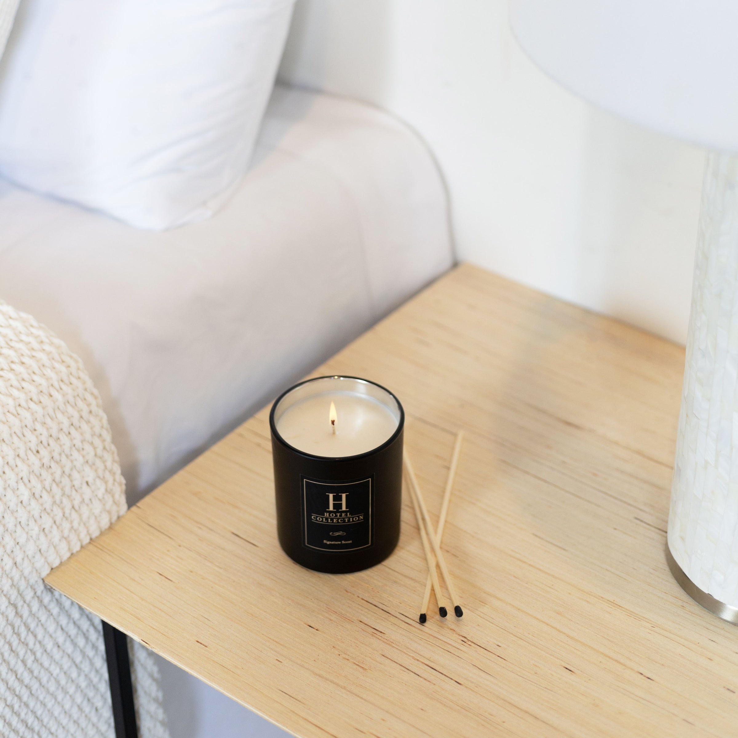 Spa-Scented Candle with White Tea & Lily | Hotel Collection®