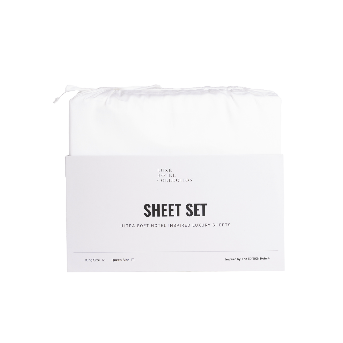 Sateen Cotton Nightfall Sheet Set - Hotel Collection