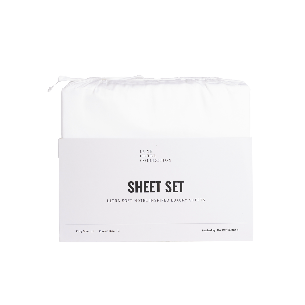 Sateen Cotton Retreat Sheet Set - Hotel Collection