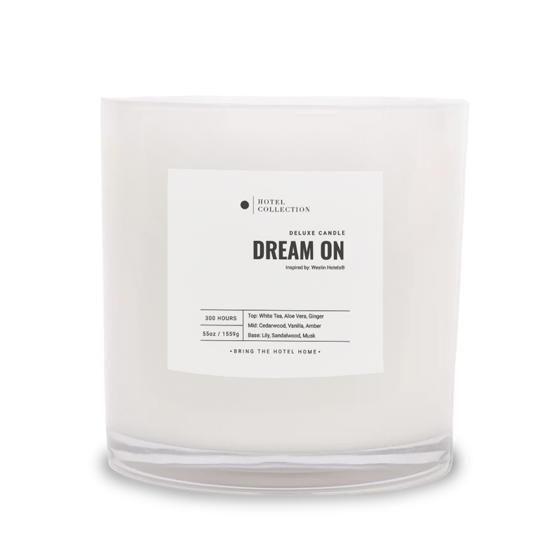 Spa Scented 3-Wick Candle with White Tea & Aloe | Hotel Collection®