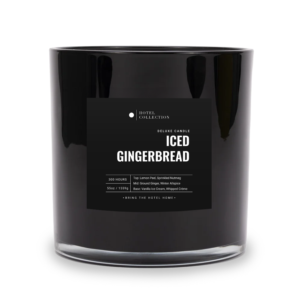 Deluxe Iced Gingerbread Candle - Hotel Collection